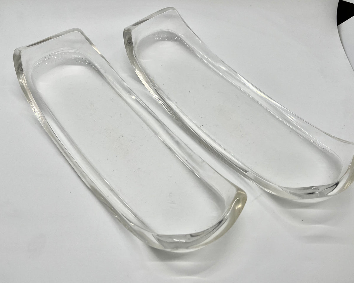 Pair of Vintage Lucite Olive/Pickle Dishes – Wishbone Reserve Baltimore